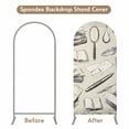 Arch Backdrop 4 Ft, Vintage Books Spandex Stretch Fitted Arch Cover ...