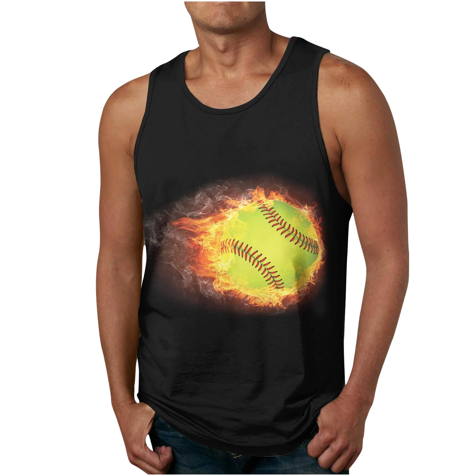 Click here for Unbranded New Mens Baseball 3d Printing Tank Top C... prices