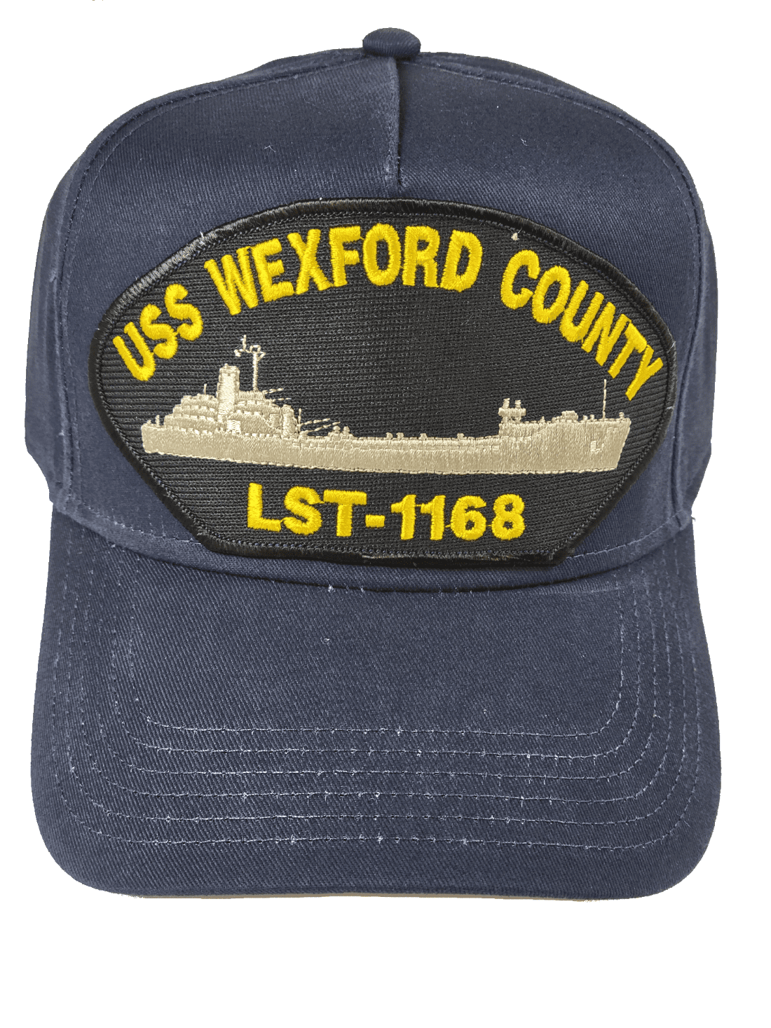 USS Wexford County LST-1168 Ship HAT - Navy Blue - Veteran Owned ...