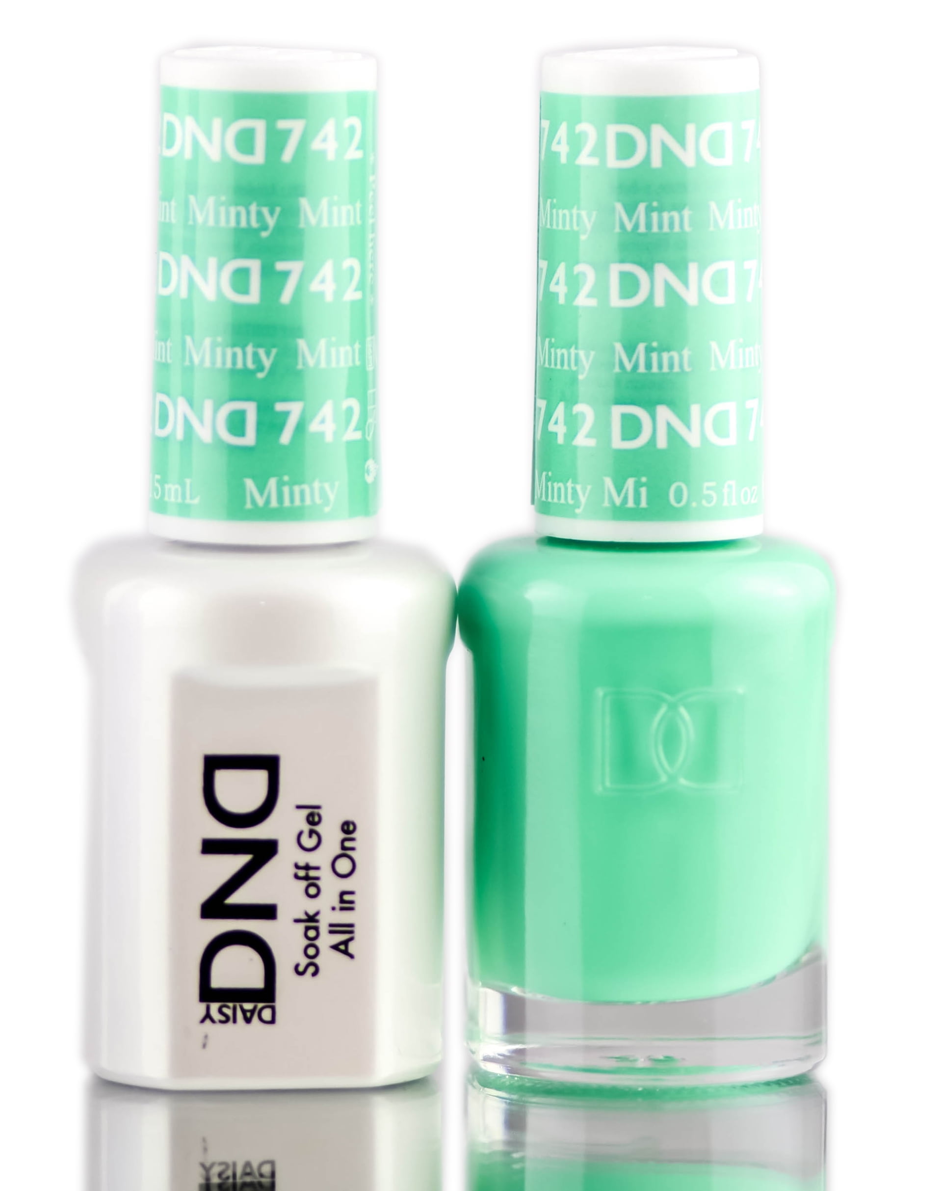 Daisy DND Gel & Lacquer Duo - Minty Mint (742) - Pack of 1 with Sleek ...