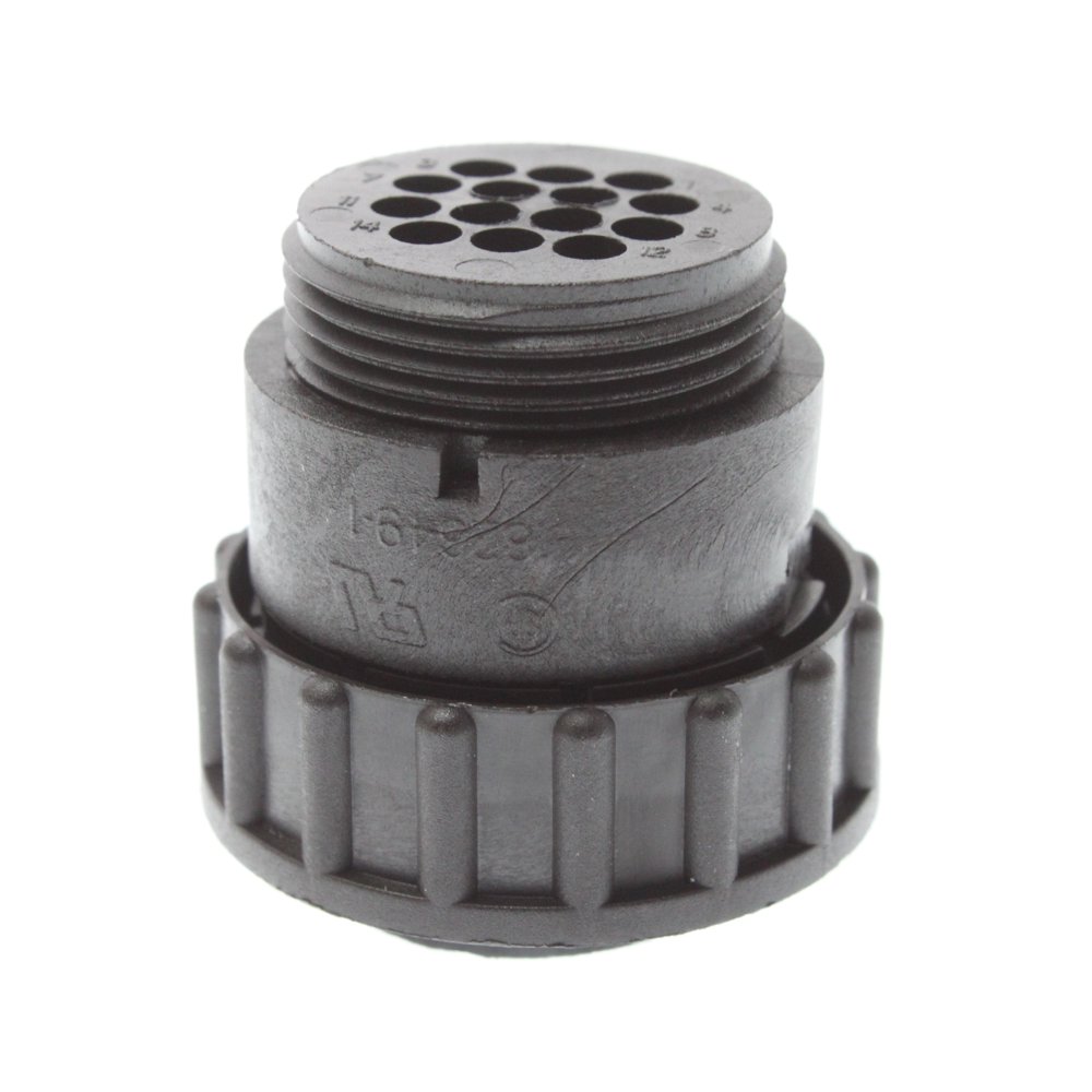 TE Connectivity 182649-1 CPC 14-Pin Size-17 Circular Plastic Connector ...
