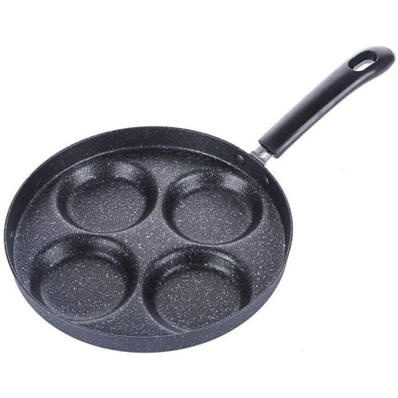 Pancake Pan, 24 Cm Pancake Pan With 4 Holes, Round Non-Stick Frying Pan ...