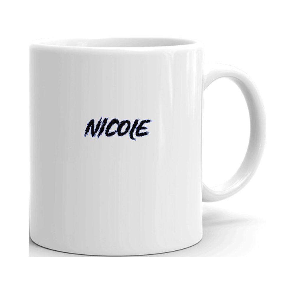 Nicole Slasher Style Ceramic Dishwasher And Microwave Safe Mug ...