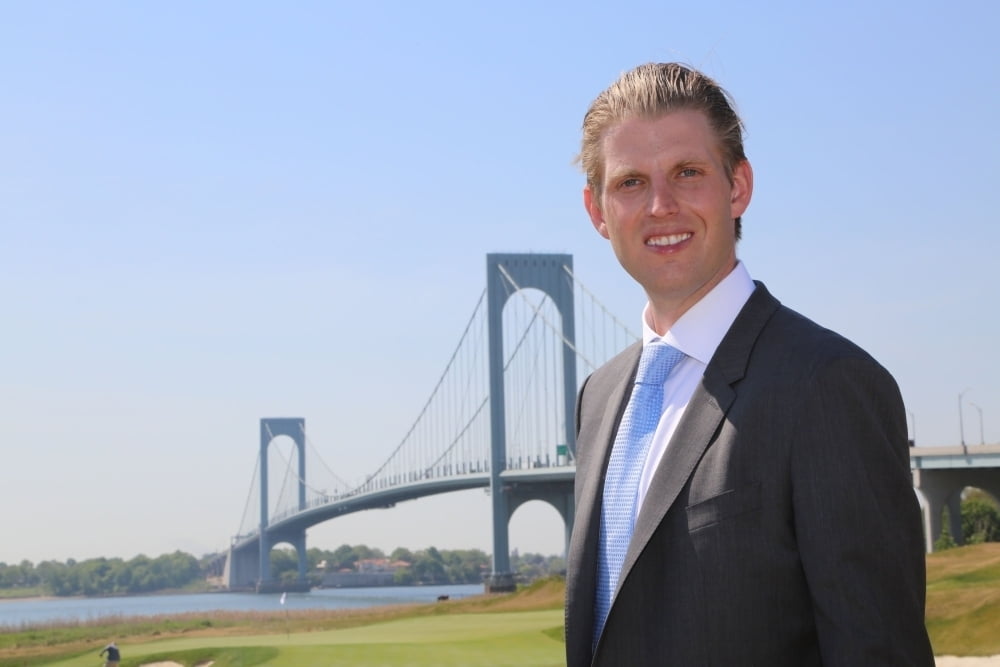 Eric Trump In Attendance For Opening Of Trump Golf Links At Ferry Point ...