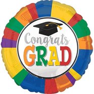 Anagram Satin Luxe Solid Star Graduation 19" Jr Shape Foil Balloon ...