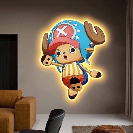 One Piece Anime LED Wall Lamp Luffy Wall Light with Plug in Cord ...
