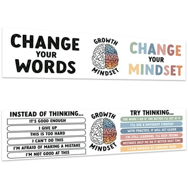 Koyal Wholesale I Can Do Hard Things Growth Mindset Classroom Banner ...