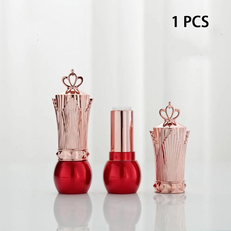 Gold/Red Color Outer Covering Empty Lipstick Tubes DIY Lip Gloss ...