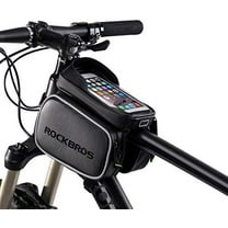 ROCKBROS Bike Frame Tube Bag 1.3L Hard Shell Touch Screen Phone Holder ...