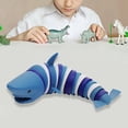 Miarnea Ocean Shark Squeeze Fidget Toy Articulated Stim Toys Anti ...