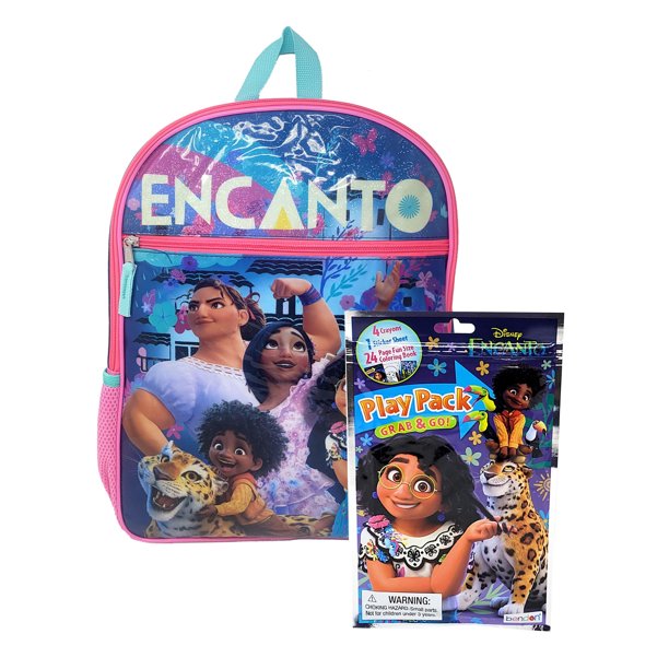 Encanto 16" Backpack Isabel Mirabel Luisa w/ Disney Grab-N-Go Play Pack ...