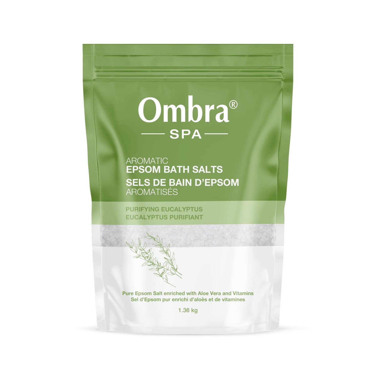 Click here for Ombra Spa Aromatic Epsom Bath Salts Purifying Euca... prices