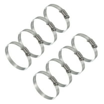POWERTEC 5PK Stainless Steel Worm Gear Drive Hose Clamps, Adjustable 7 ...