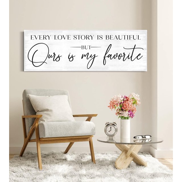 Every Love Story Is Beautiful But Ours is My Favorite Sign Poster ...