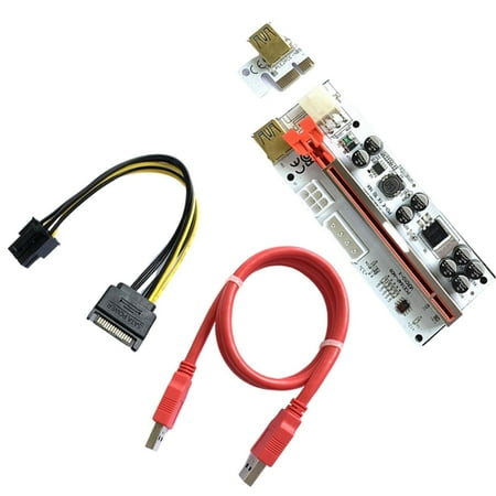Ver010-X Pci-E Riser Card 1x to 16x Extender for GPU Mining Graphics ...