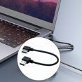 ANXPTIME Fast Speed USB 3.0 A to A Cable Featuring 90 Degree Left and ...