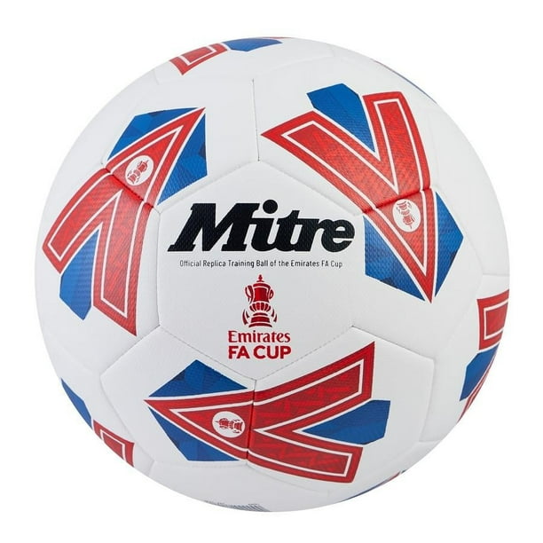 Mitre - Balón de Fútbol de Entrenamiento FA Cup 2023-2024 (Blanco, Rojo, Azul) | Bodega Aurrera ...