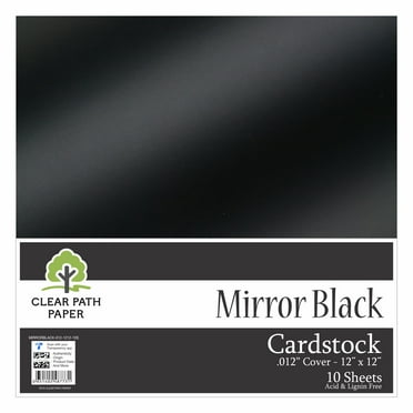Mirror Steel Gray Cardstock - 12 x 12 inch - .012" Thick - 10 Sheets ...