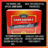 Card Saver 1 - Semi Rigid Card Holder for Graded Card Submittions ...