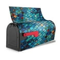 PHELIKA Colorful Mosaic Tile Walls 01 Magnetic Mailbox Covers Standard ...