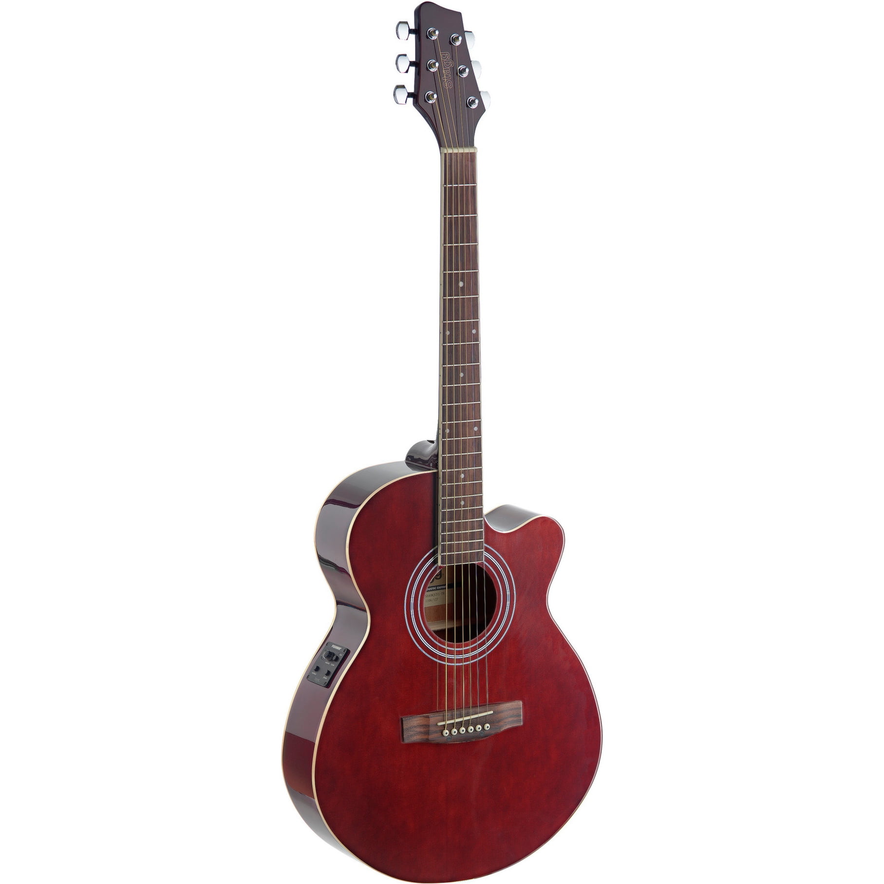 Stagg Music SA40 Acoustic Electric Guitar - Walmart.com