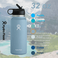 Hydro Flask 32OZ Wide Mouth 2.0 Water Bottle, Straw Lid, Multiple ...