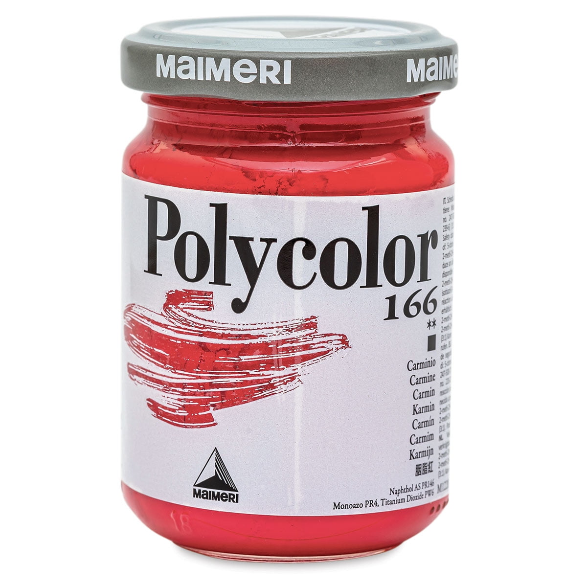 Maimeri Polycolor Vinyl Paints - Carmine, 140 ml Jar - Walmart.com
