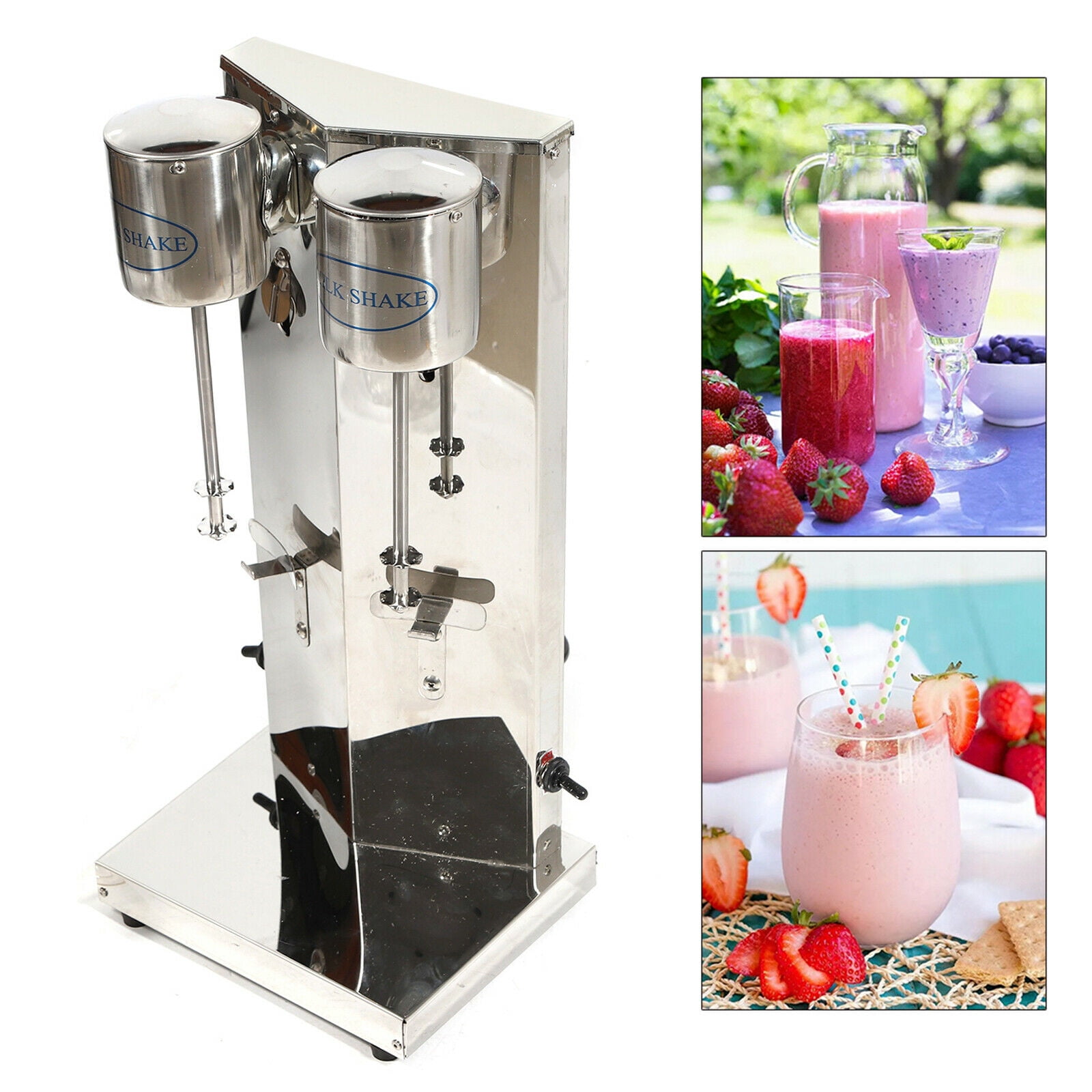 DENEST Milk Shaking Machine Electric Milk Shaking Maker Double Head ...