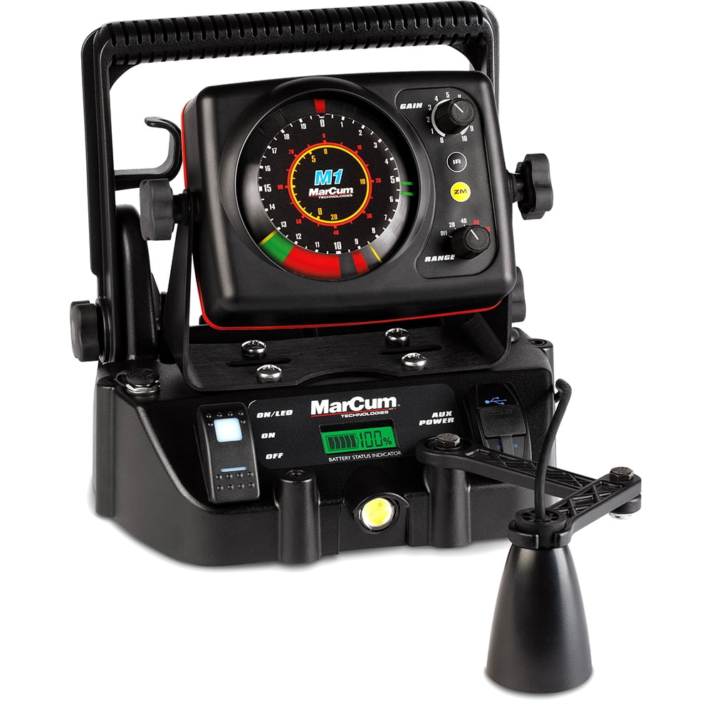 Marcum Technologies M1LI Marcum M1 Flasher Lithium Combo - Walmart.com ...