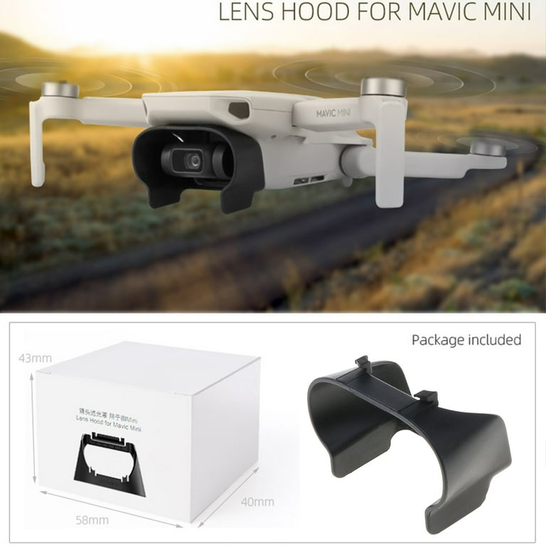 GENEMA Mini 2 Drone Anti glare Camera Lens Hood Gimbal Lens Cover Sunshade Protective Shell for DJI Mavic Mini 2 Drone Accessories Walmart