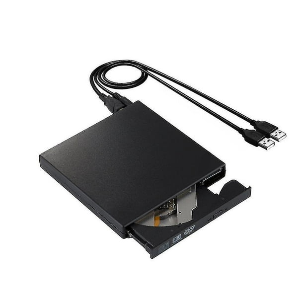 Unidad externa de CD y DVD, grabadora y lector portátil de DVD/CD USB 2.0 ShuxiuWang ...