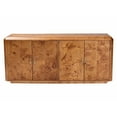bali & pari Valora Modern Sideboard Buffet, 4-Door, Mappa Burl ...