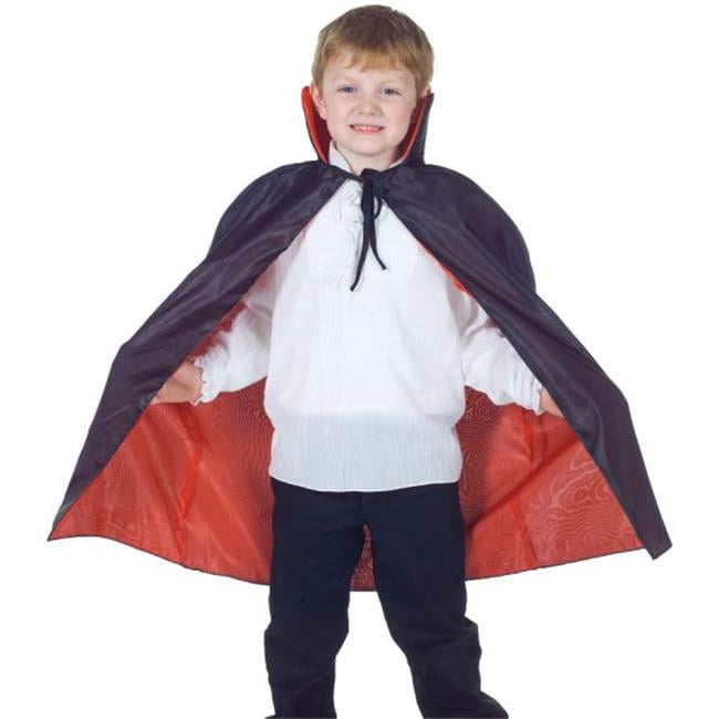 Click here for Morris Costumes Ur25928 Cape Taffeta Child Red-Bla... prices