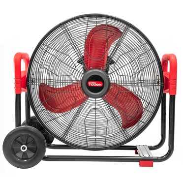 VieAir 24 Inch Commercial Floor Drum Fan in Red - Walmart.com