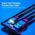 5A Super Fast Charge Braided Alloy LED Front Light Data Type C to Type ... 5A Super Fast Charge Braided Alloy LED Front Light Data Type C to Type ...