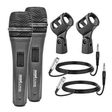 Technical Pro MK75 Karaoke DJ Wired Microphone Mic w/ 10 ft. XLR to 1/4 ...