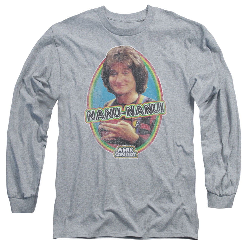 Mork & Mindy - Nanu Nanu - Long Sleeve Shirt - X-Large - Walmart.com