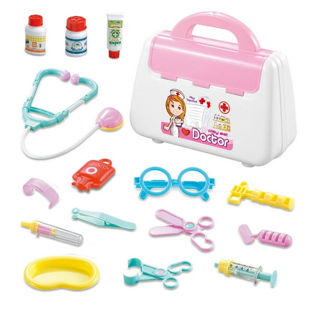 Kids Simulation Doctor Play Set Pretend Play Emulational Suitcase Kit ...