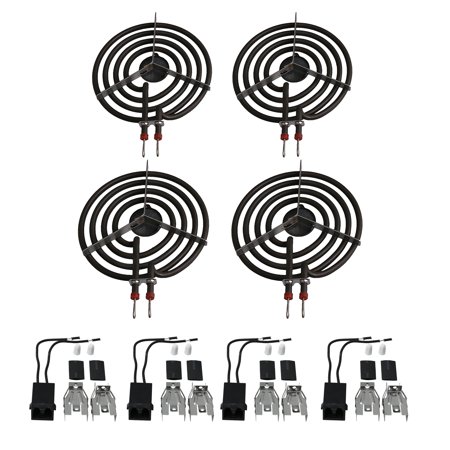 BQLZR 4 x Electric Stove Burner Socket Set 330031 Surface Burner ...