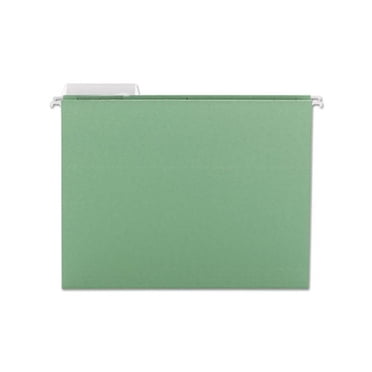 Pressboard Expanding File Folders 1/3-Cut Tabs, Letter Size, Green, 25 ...