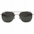 Original Pilot Sunglasses with 55mm Bayonet Temples and True Color Gray ...