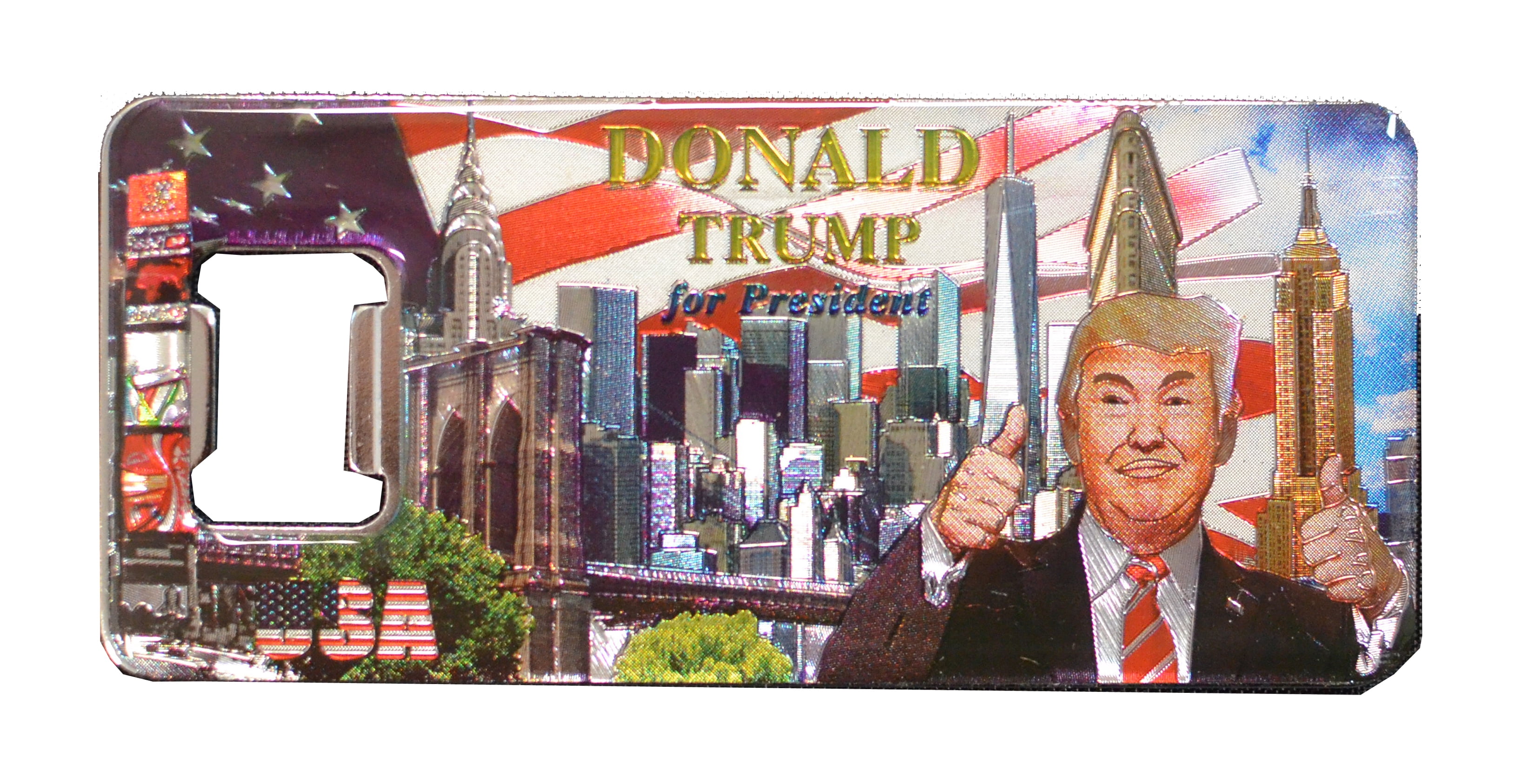 Donald Trump for President Fridge Magnet Bottle Opener - New York City ...