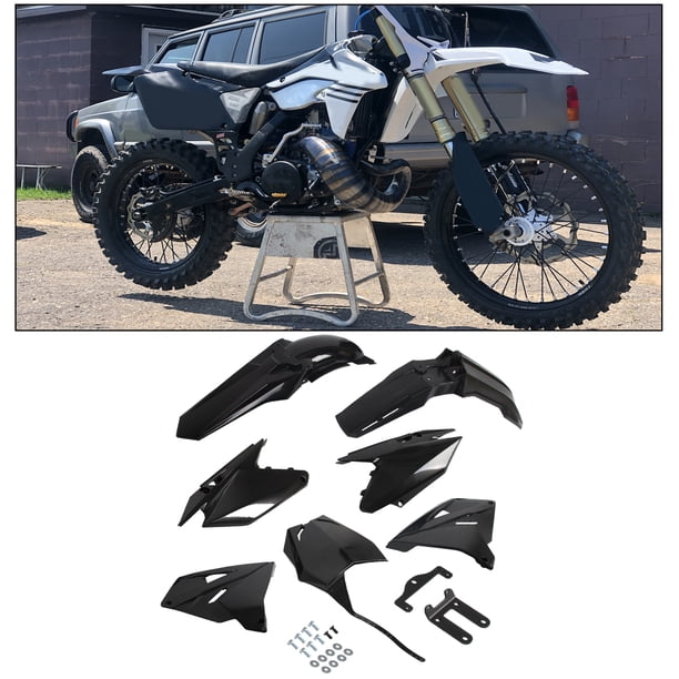Kojem Black Restyled Complete Replica Plastics Kit for Suzuki RM125 ...