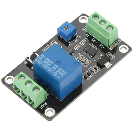 Delay Timer Relay Module Delay On Off Self-locking Delayed Controller ...
