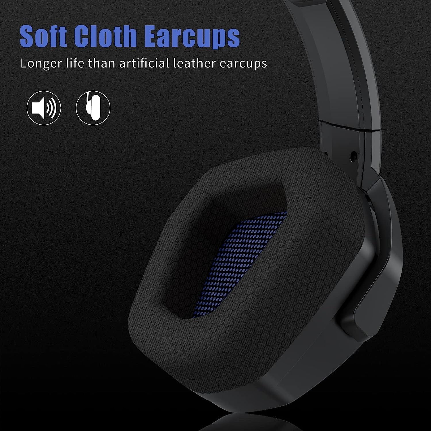 Wireless Laptop Headset with Mic for Gaming / Work from Home ...
