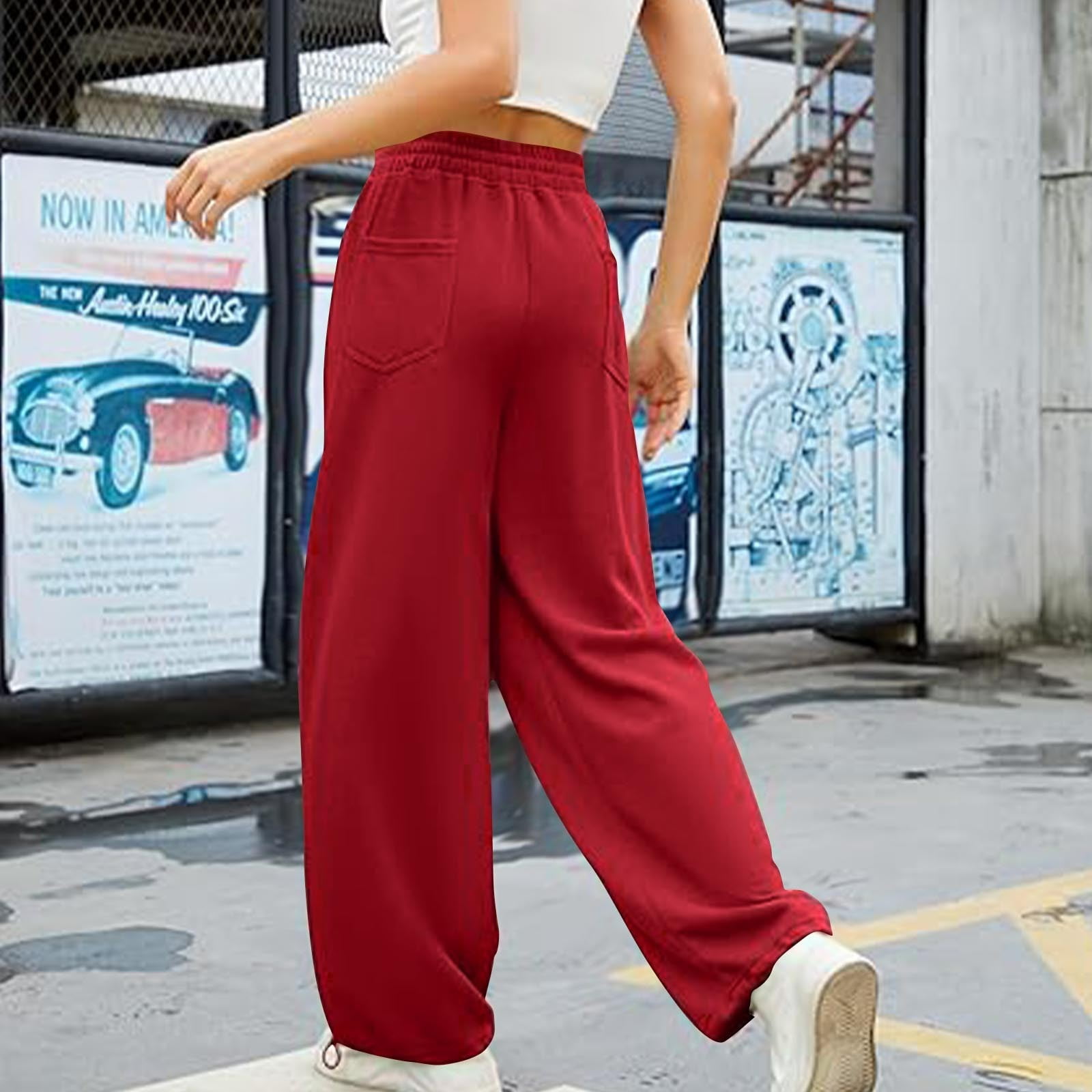 CaiJunJia Clearance No Boundaries Womens Sweatpants Wide Leg CaiJunJia Clearance No Boundaries Womens Sweatpants Wide Leg