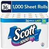 Scott 1100 Unscented Bath Tissue, 36 Rolls, 36 x 1100 - Walmart.com
