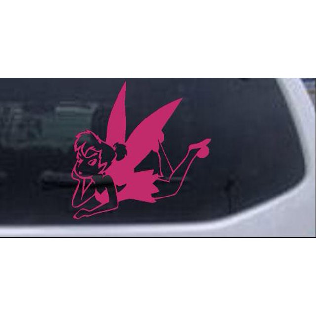 Tinkerbell Laying Car or Truck Window Decal Sticker - Walmart.com