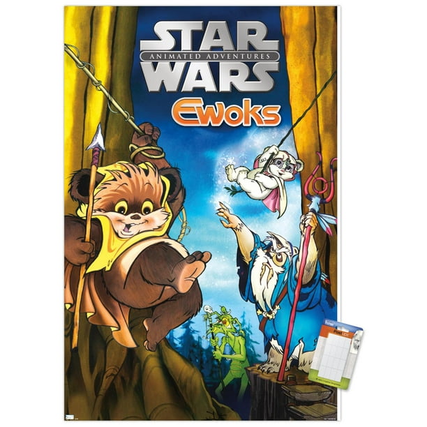 Star Wars: Ewoks - Key Art Wall Poster, 22.375" x 34" - Walmart.com
