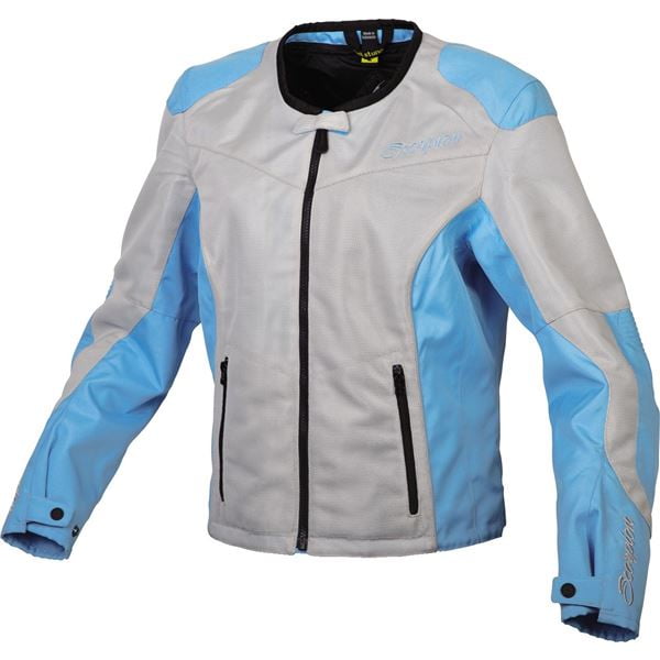 Scorpion EXO Verano Women Vntd Textile Motorcycle Jacket - Grey/Blue ...